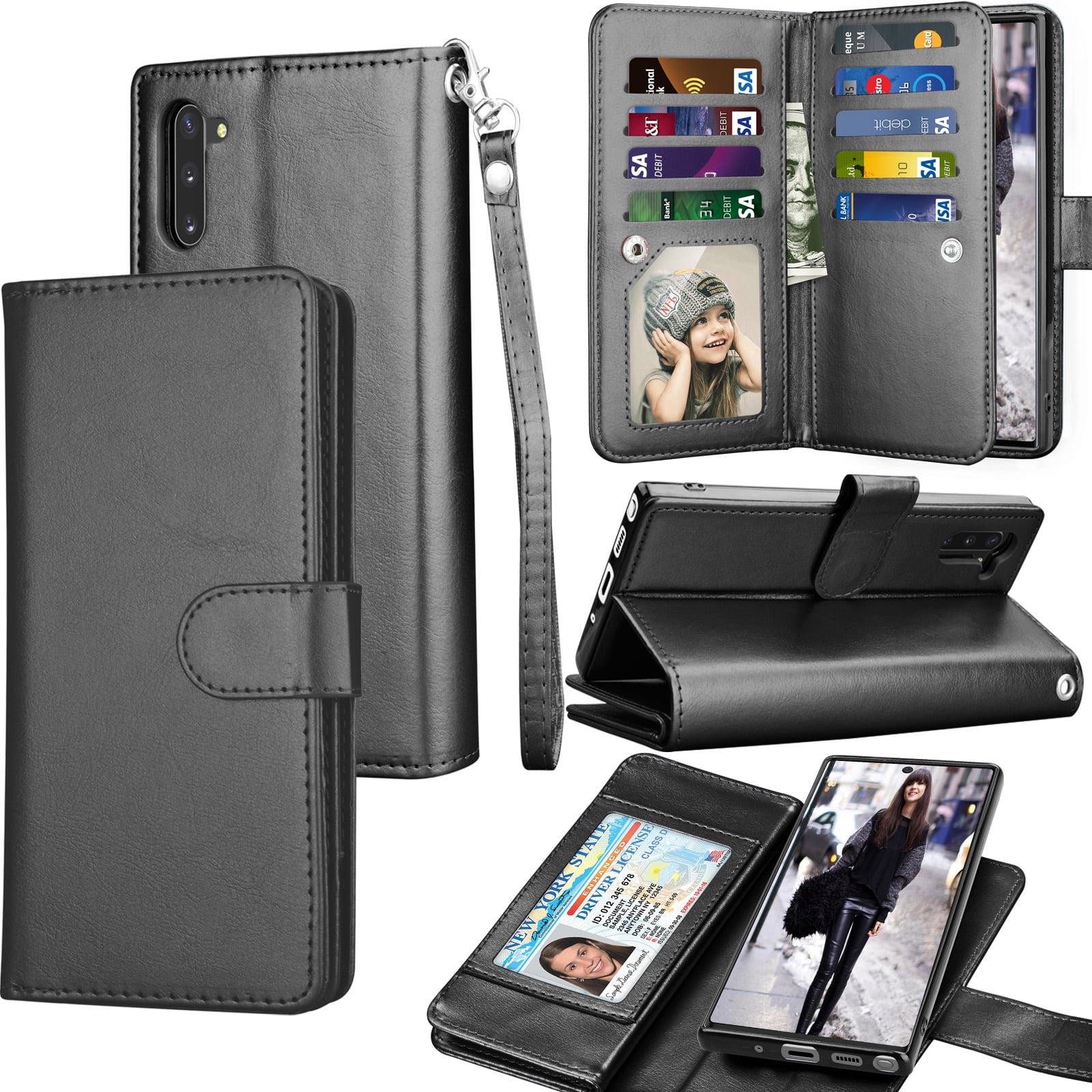 Galaxy Note 10 5G Case, Galaxy Note 10 5G Wallet Case, Tekcoo Luxury ...