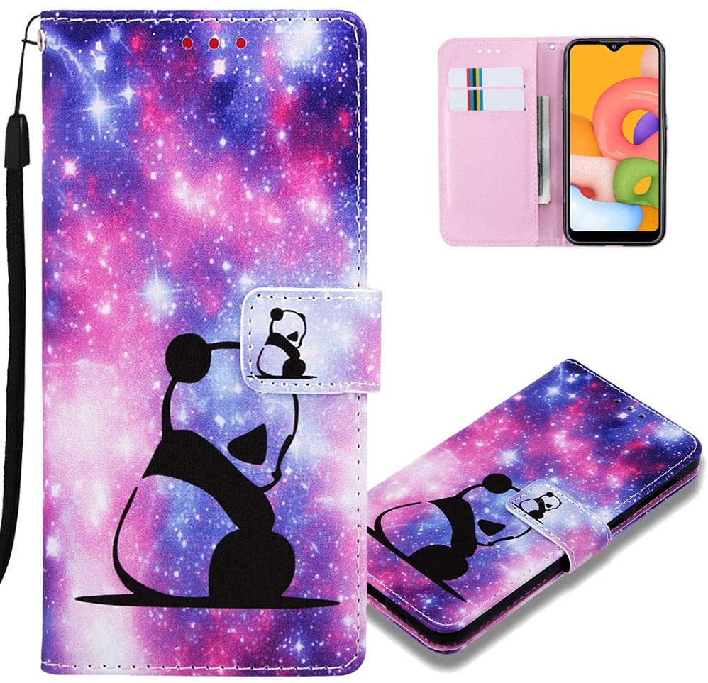 Galaxy Note 10 Case 3D Creative Pattern PU Leather Flip Wallet Case Magnetic with Kickstand ...