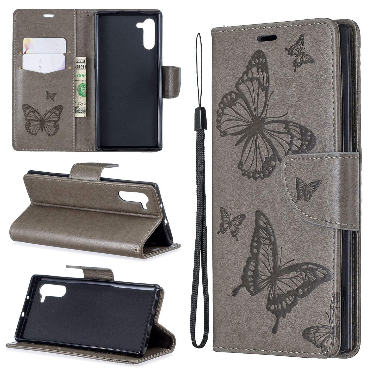 Galaxy Note 10 Cases Covers Wallet, Allytech Slim Fit Protective PU ...