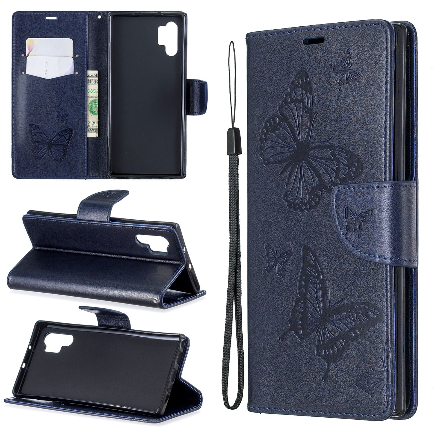 Galaxy Note 10 Plus / Note 10 Plus 5G Cases Covers Wallet, Allytech PU ...