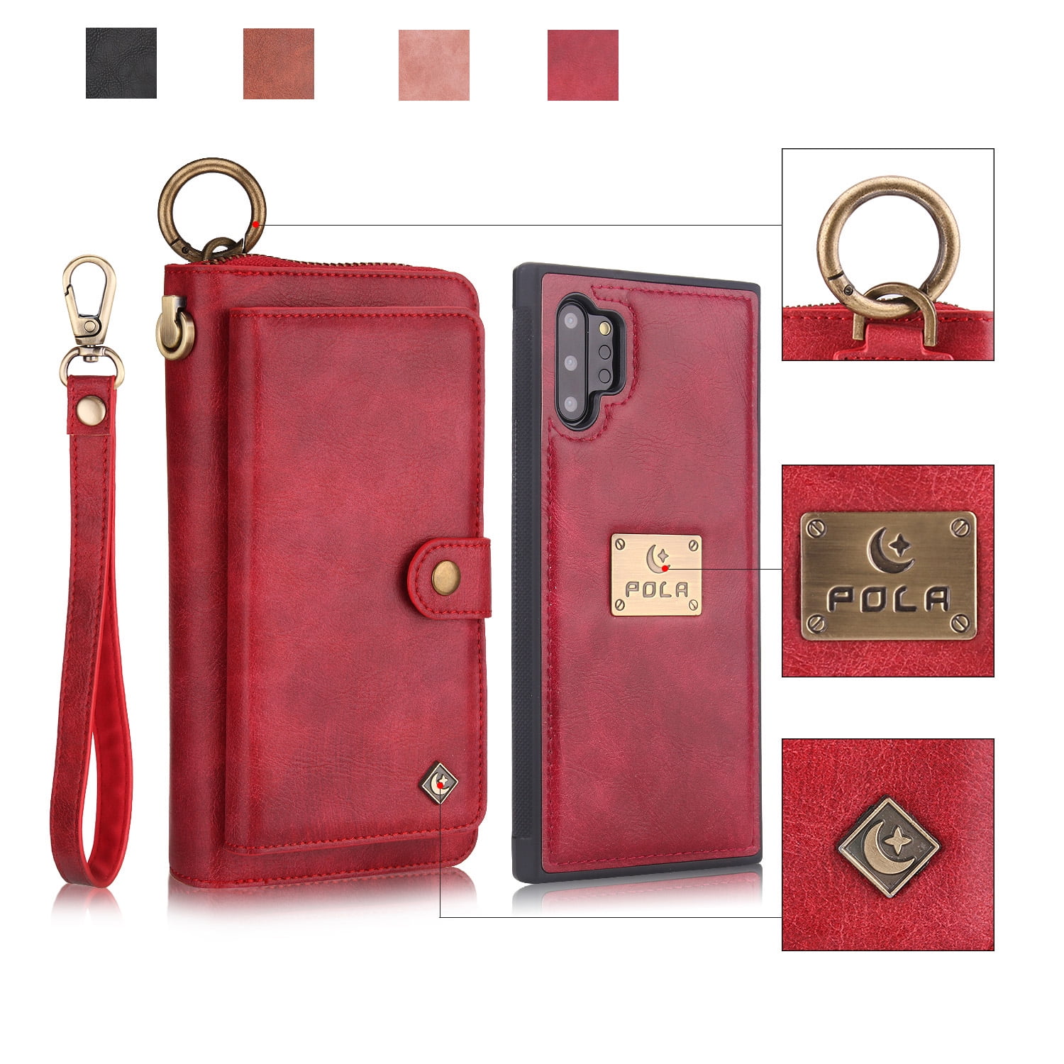 Galaxy Note 10 Plus Wallet Case, Alleytech Girls Women Magnets ...