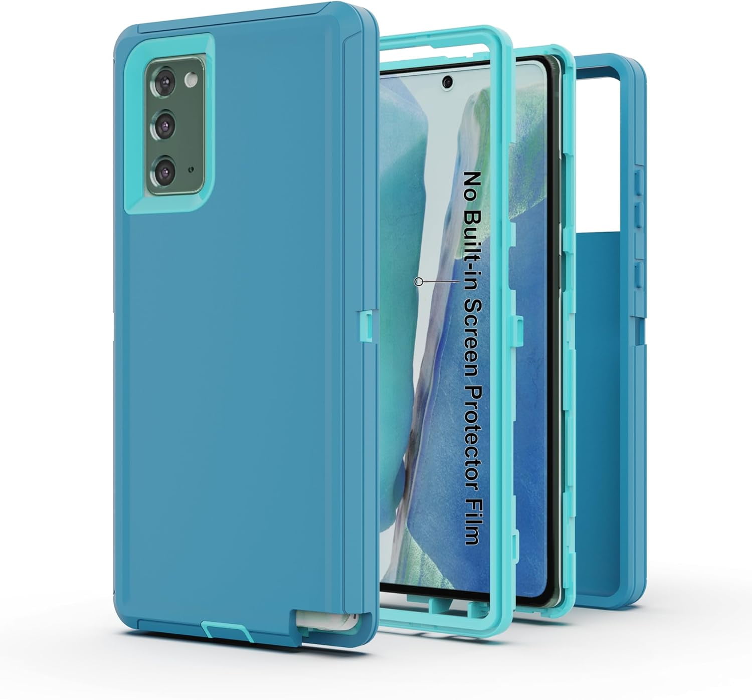 for Galaxy Note 20 5G Case, Heavy Duty Protective Case with [3 Layers ...