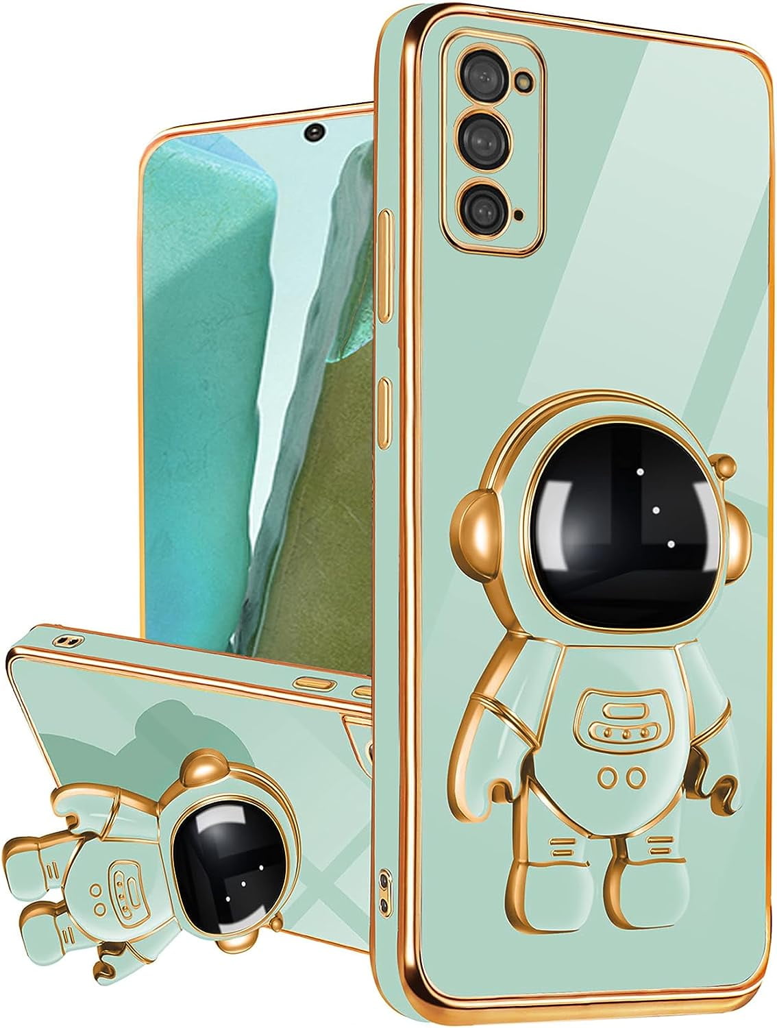 Galaxy Note 20 Case for Astronaut Stand, for 6D Electroplated Galaxy ...