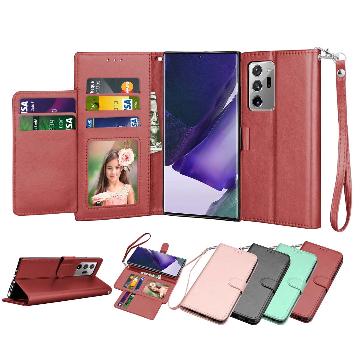 Galaxy Note 20 Ultra, Note 20 5G Wallet Cases Cover, Tekcoo PU Leather ...