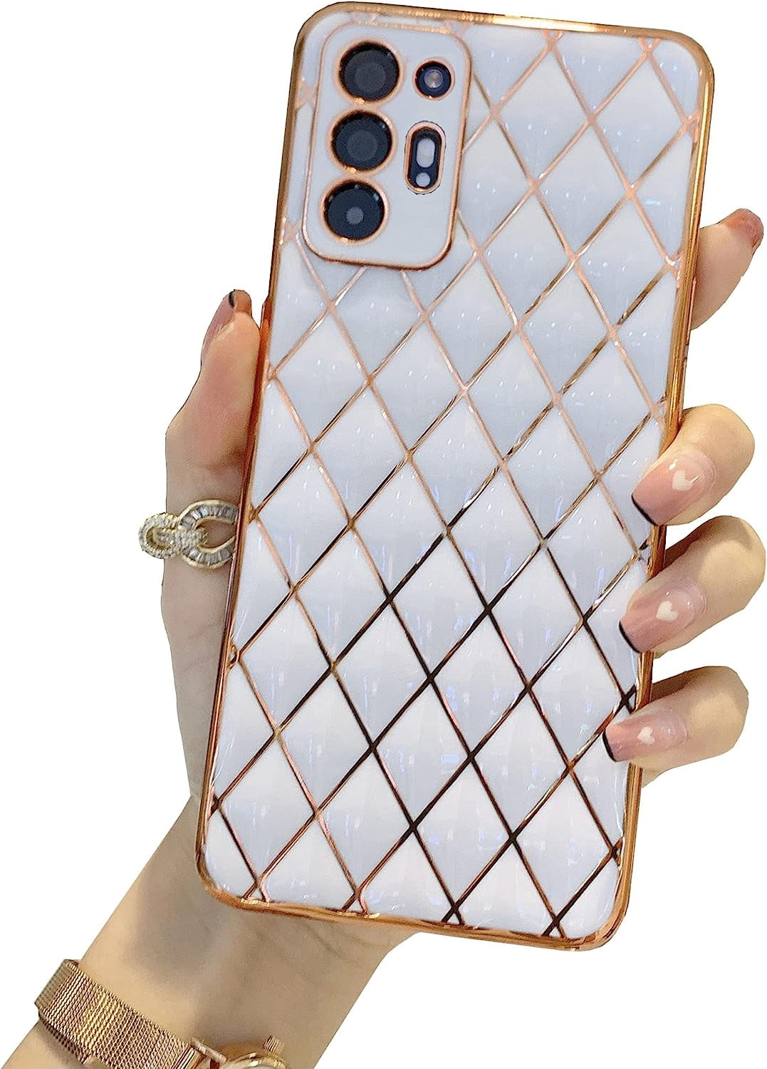 Galaxy Note 20 Ultra Case Cute Luxury Glitter Sparkle Plating Case for ...