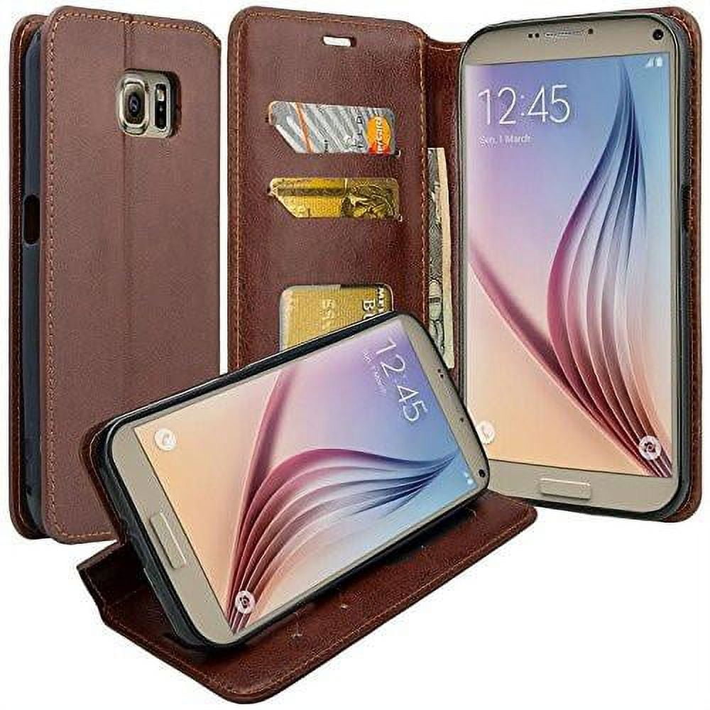 Galaxy Note 5 Case, Magnetic Flip Fold[Kickstand] Pu Leather Wallet ...
