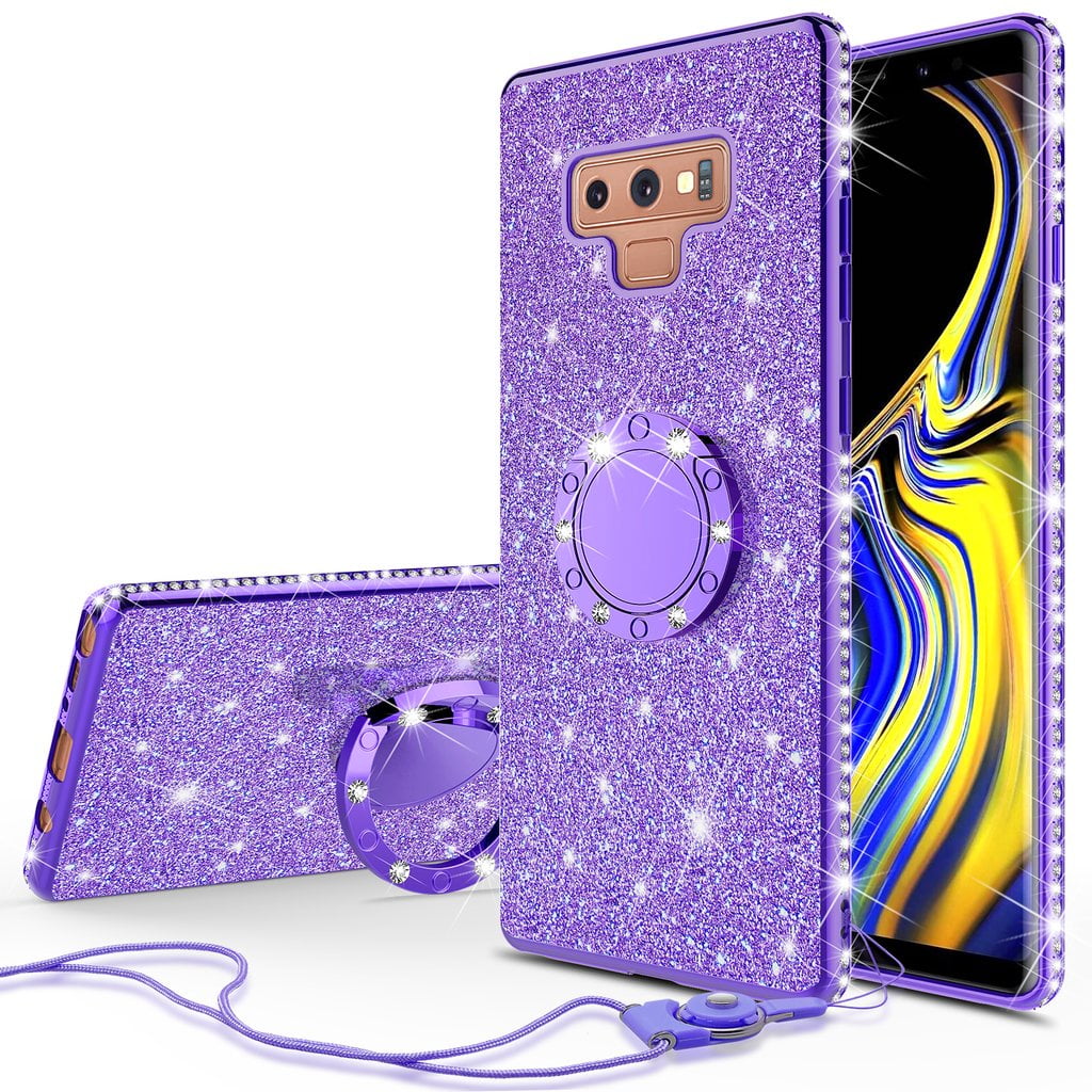 Galaxy Note 9 Case,For Samsung Galaxy Note 9 Cute Glitter Phone Case ...