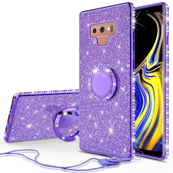 Galaxy Note 9 Case,For Samsung Galaxy Note 9 Cute Glitter Phone Case ...