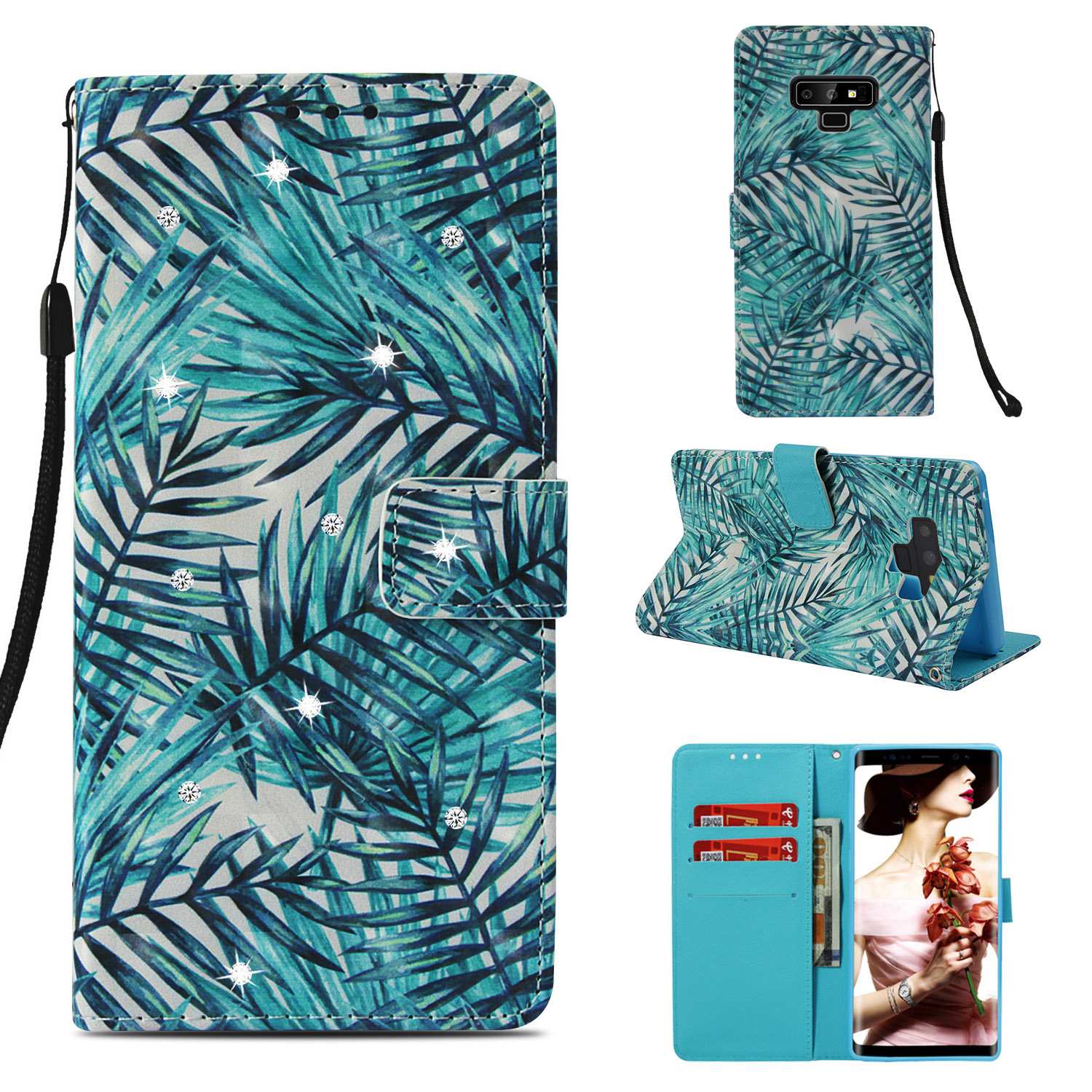 Galaxy Note 9 Case, Galaxy Note 9 Cover, Allytech Smart Crystal ...