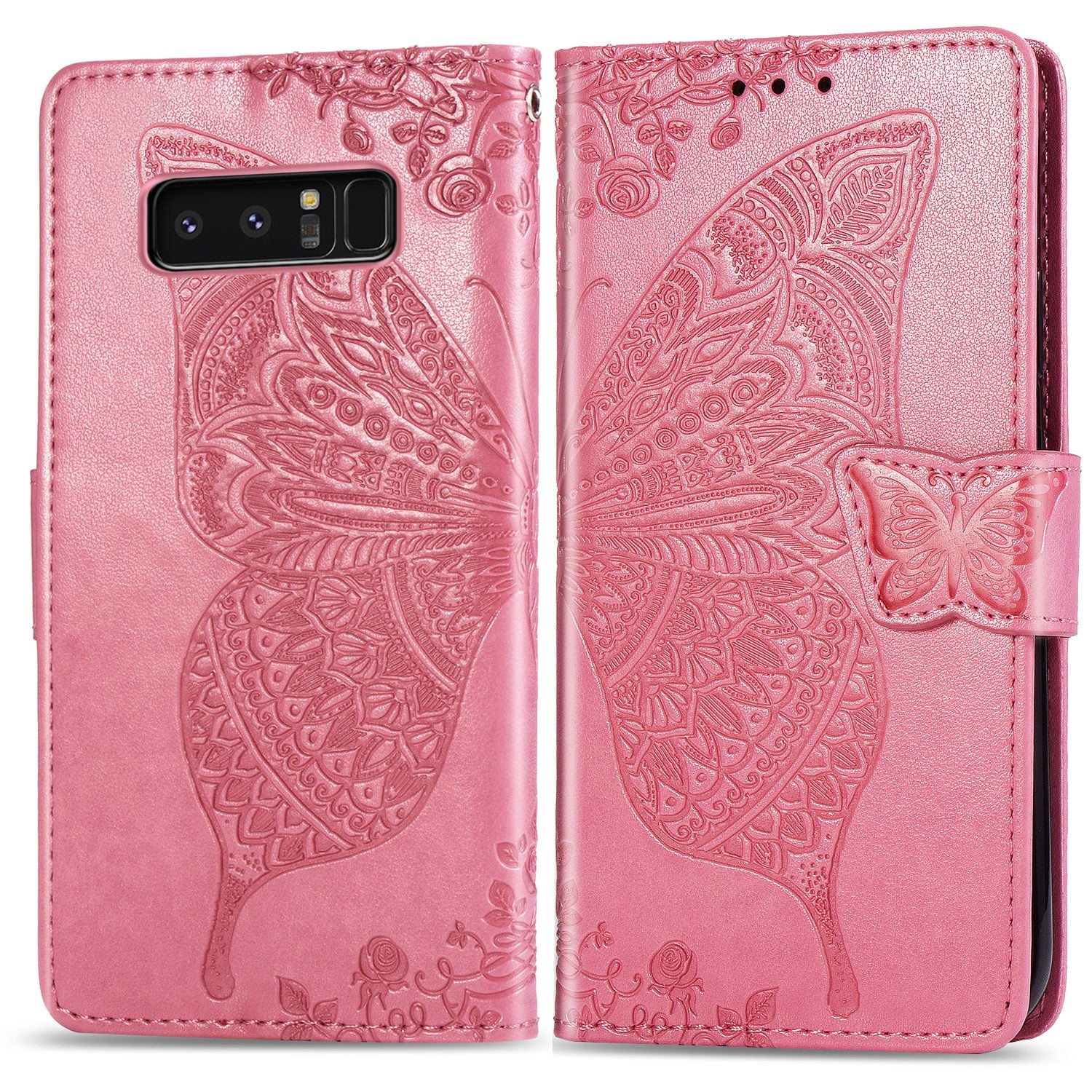 Galaxy Note 9 Case, Galaxy Note 9 Wallet Folio Case Magnetic Closure ...