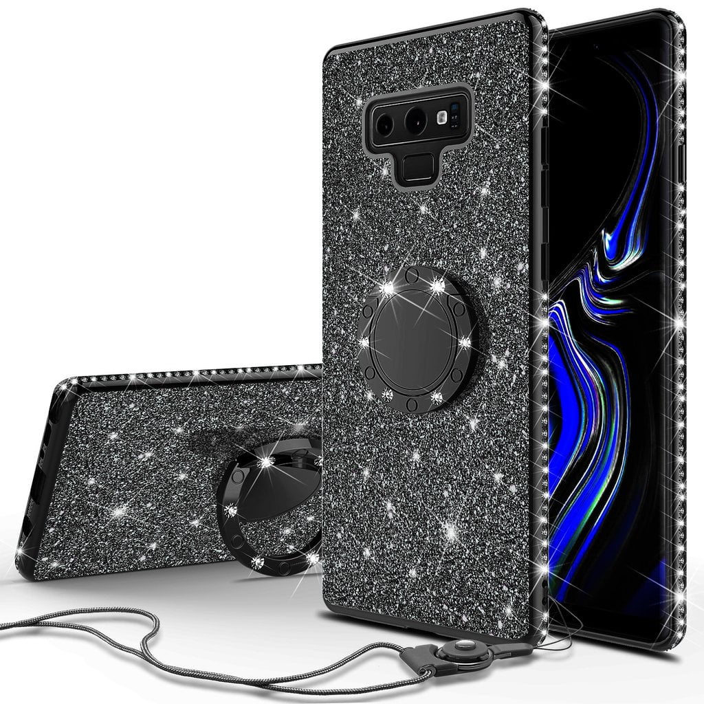 Galaxy Note 9 Case,Samsung Galaxy Note 9 Cute Glitter Phone Case ...