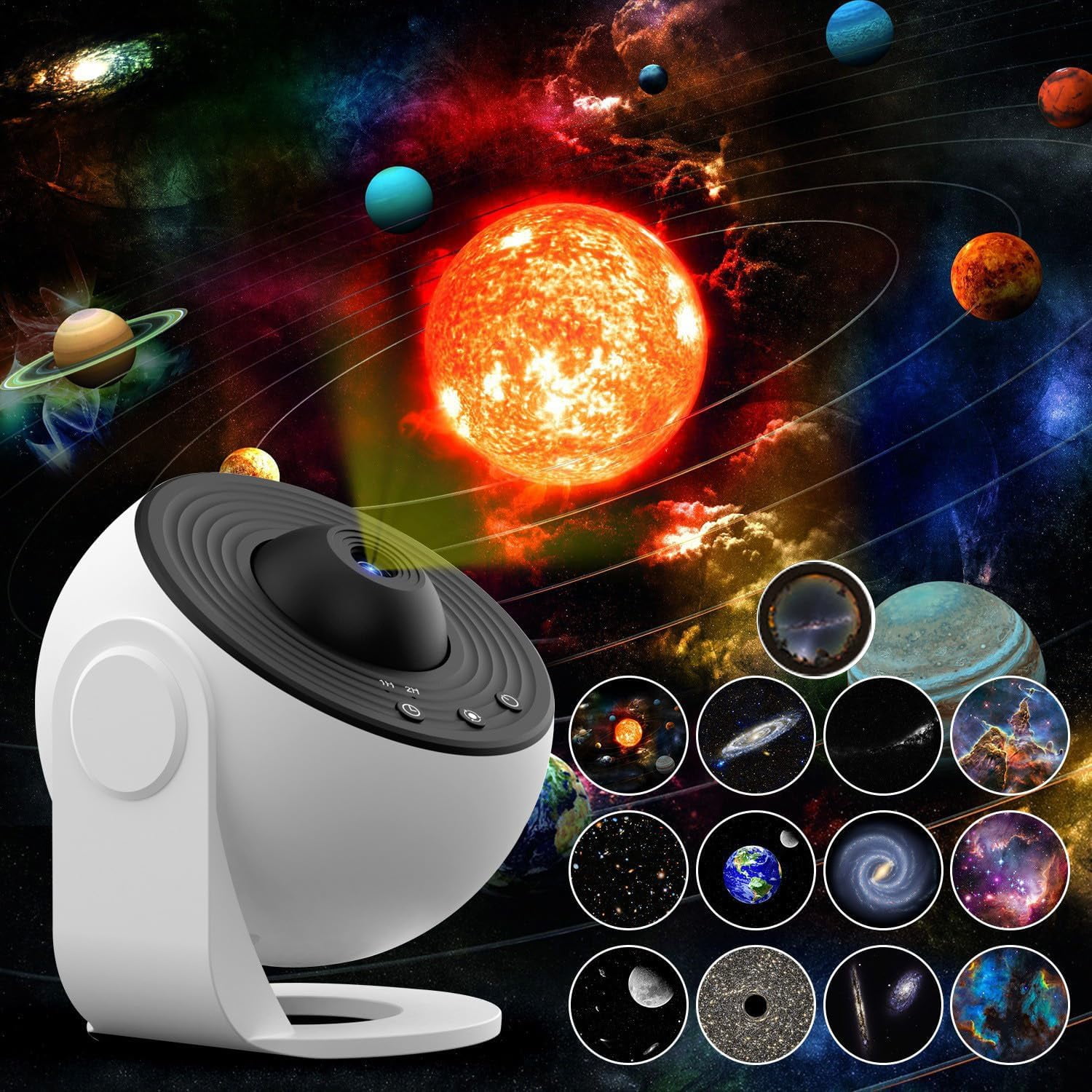 Galaxy Projector, 13 in 1 Star Projector Galaxy Light with Adjustable ...