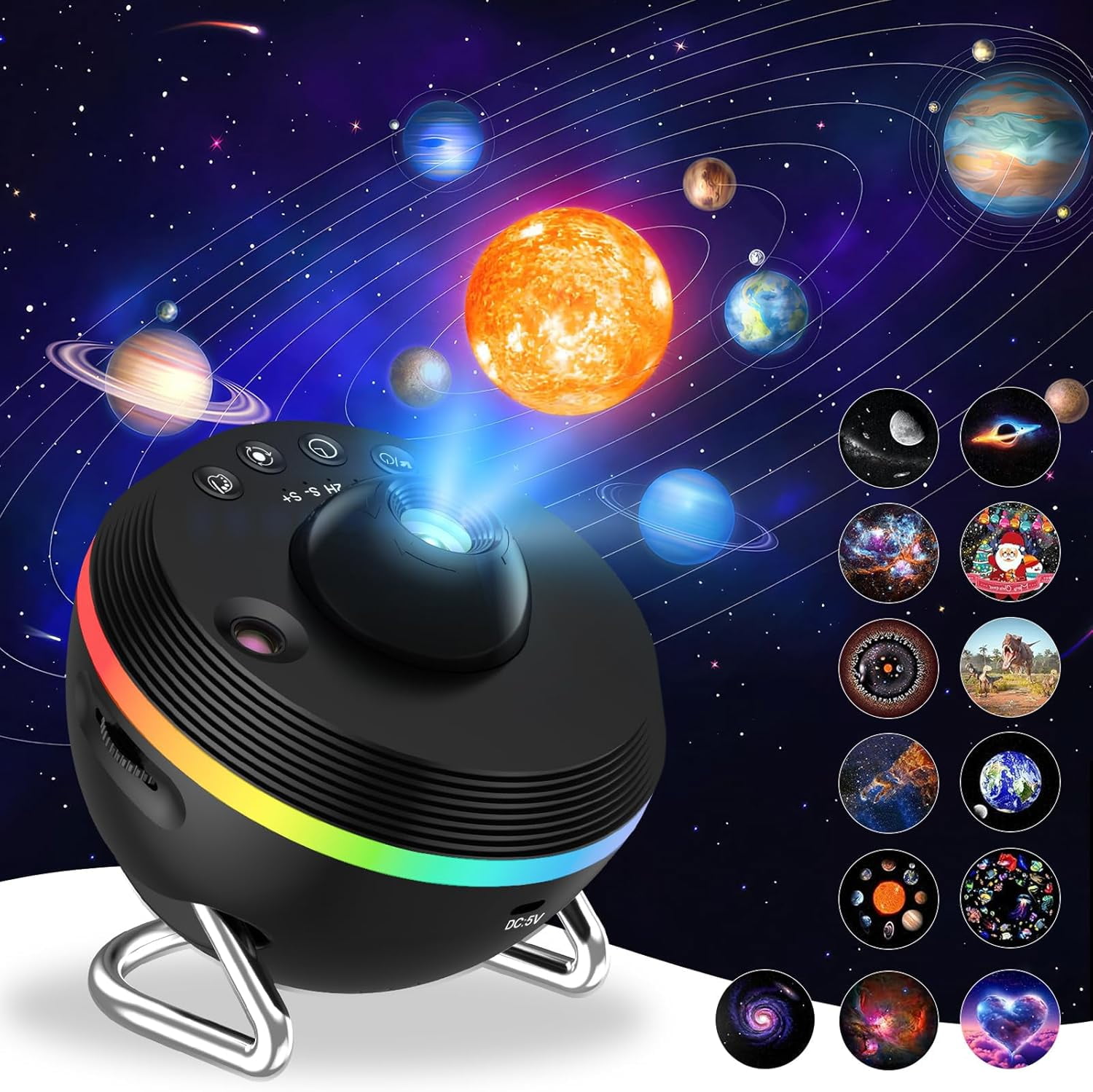 Galaxy Projector, 13 in 1 Star Projector Planetarium Dynamic HD Image ...