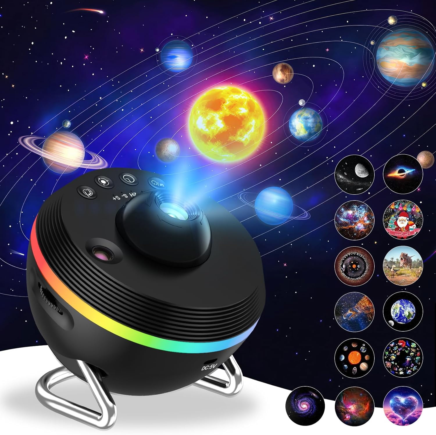 Galaxy Projector - 13 in 1 Star Projector Planetarium Dynamic Meteor ...