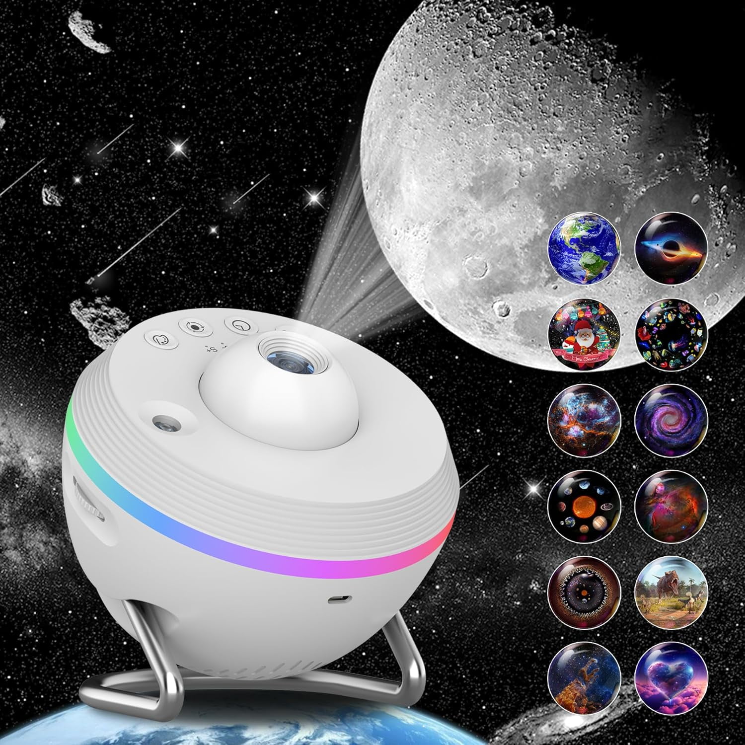 Galaxy Projector, 13 in 1 HD Planetarium Star Projector for Bedroom ...