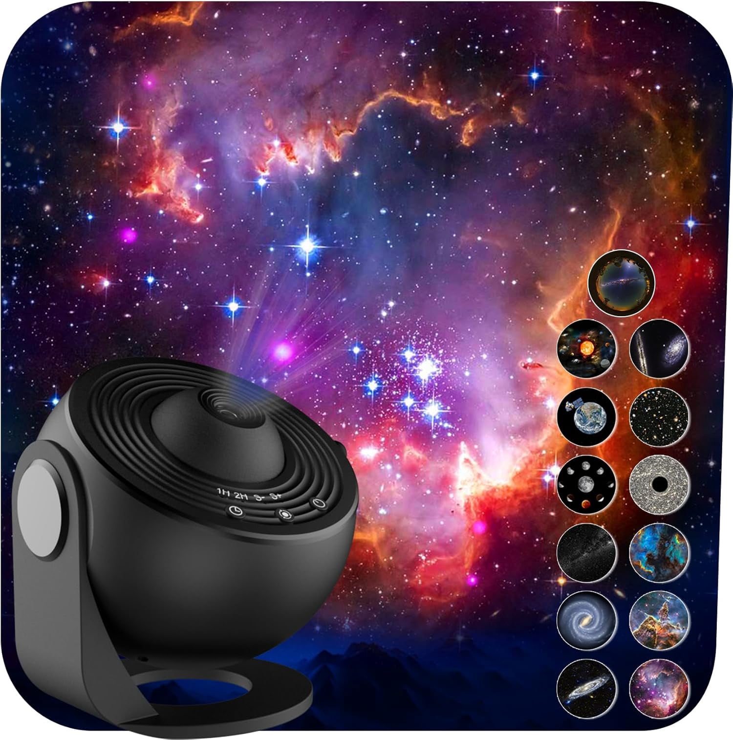 Galaxy Projector for Bedroom,13 in 1 Planetarium Projector with Solar ...