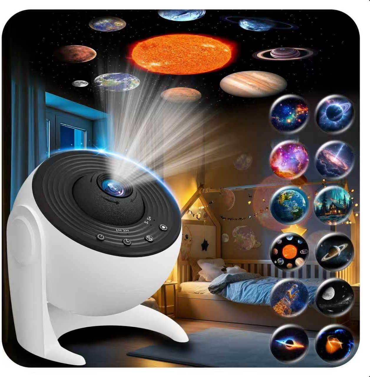 Galaxy Projector for Bedroom, 13 in 1 Planetarium Star Projector with ...