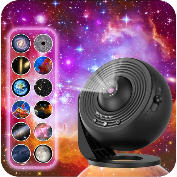 Galaxy Projector for Bedroom, 13-in-1 Planetarium Star Light with HD ...