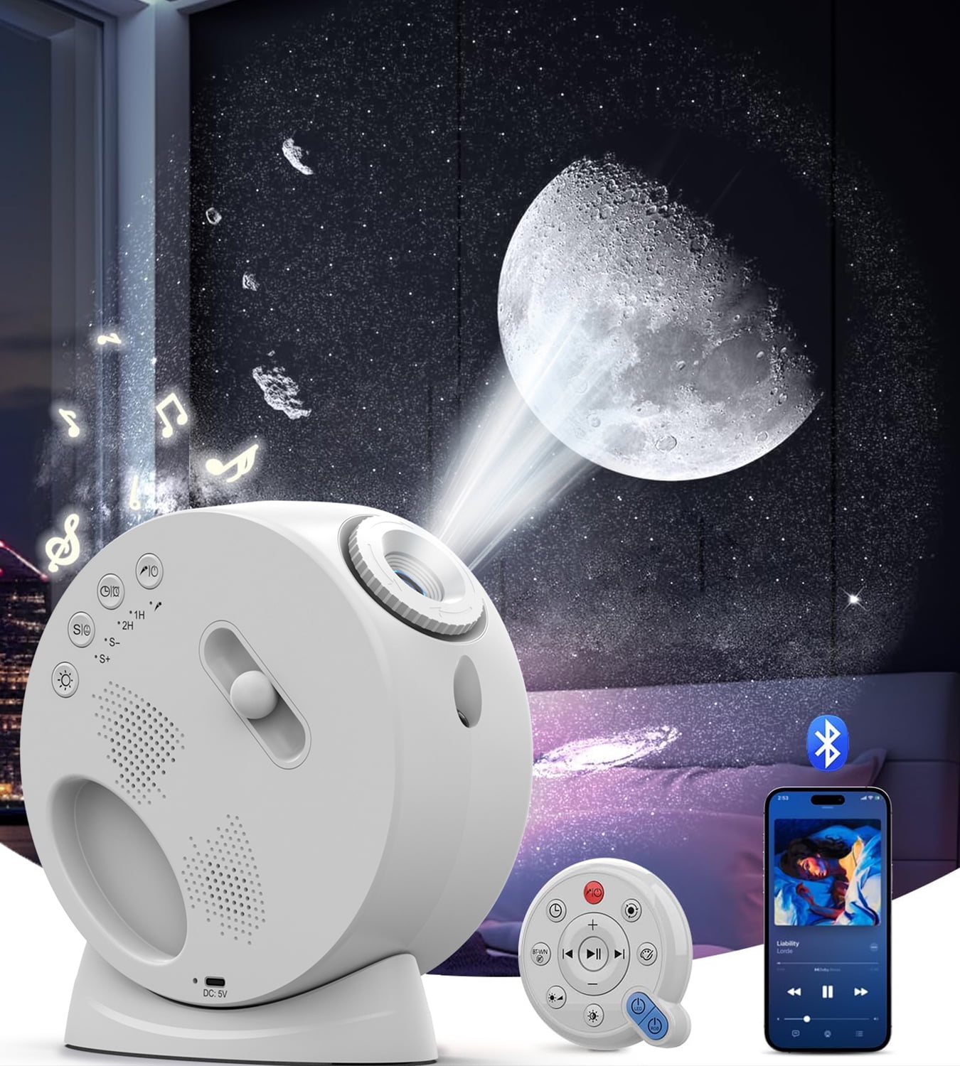 Galaxy Projector for Bedroom,HD Image Star Projector,13 in 1 Night ...