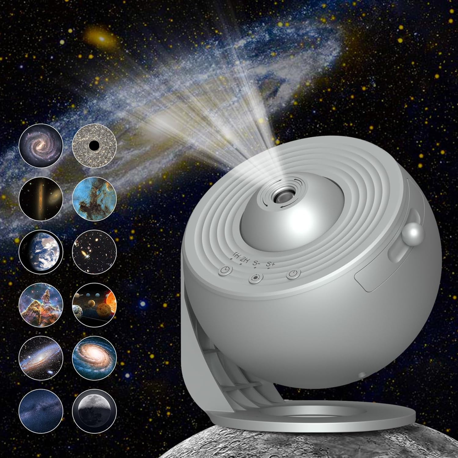 Galaxy Projector for Bedroom, HD Image Star Projector Galaxy Light ...