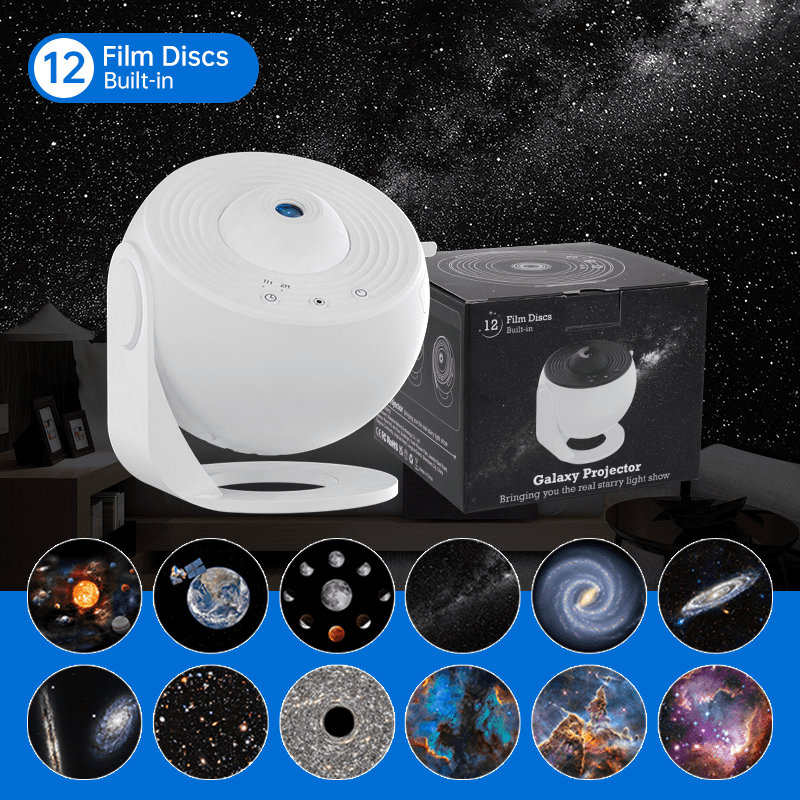 Galaxy Projector Night Light Star Planetarium Projector Adults 360 ...