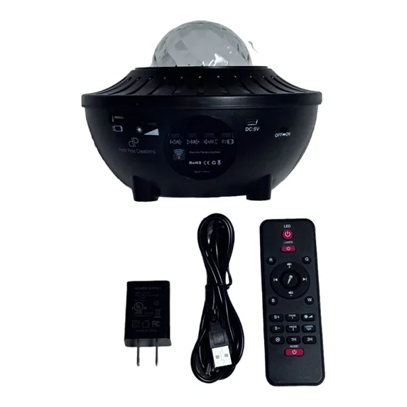 Galaxy Projector Night Light Starry Star Sky Moon Bluetooth Music Lamp ...