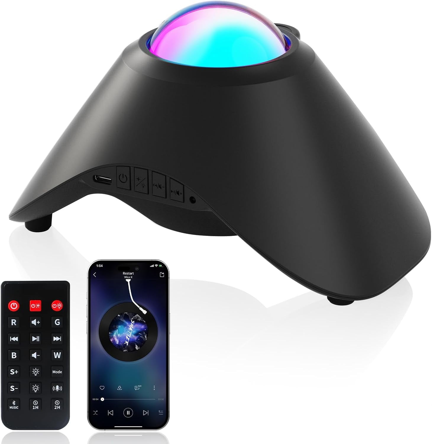 Galaxy Projector,Northern Light Aurora Star Projector with Bluetooth ...