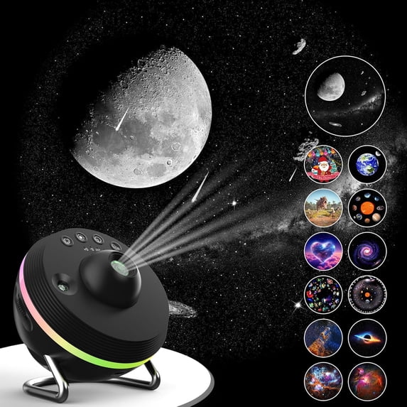 Galaxy Projector for ,Planetarium Projector with 4K Replaceable 13 ...