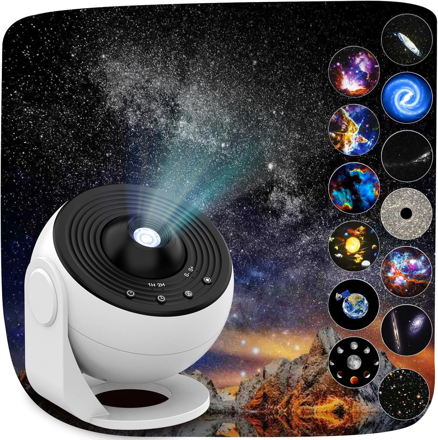 Galaxy Projector Pro, 13 in 1 Home Planetarium Galaxy Projector for ...
