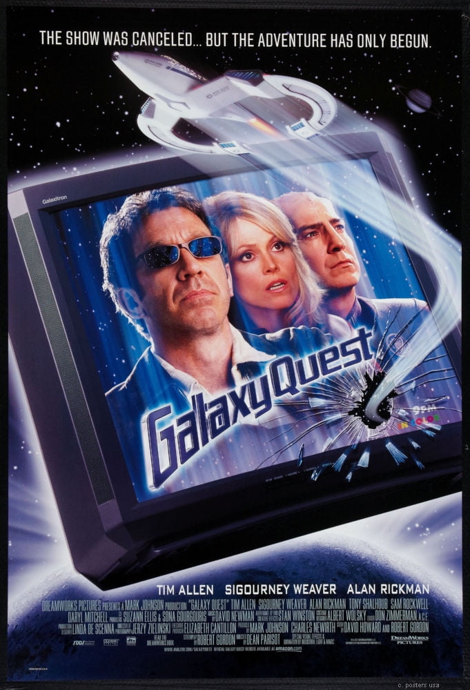 Galaxy Quest Movie poster Metal Print 12x16 Large Print on Metal 12x16 ...