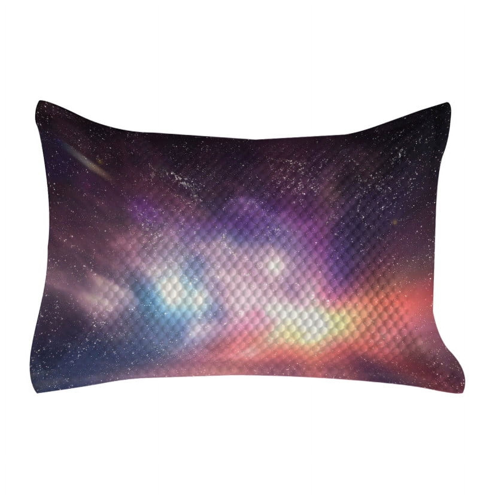 Galaxy Quilted Pillowcover, Outer Space Stars Sky Dreamy Cosmos ...
