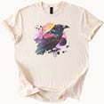 Galaxy Raven Tee Cosmic Bird Shirt Celestial Crow Top - Walmart.com