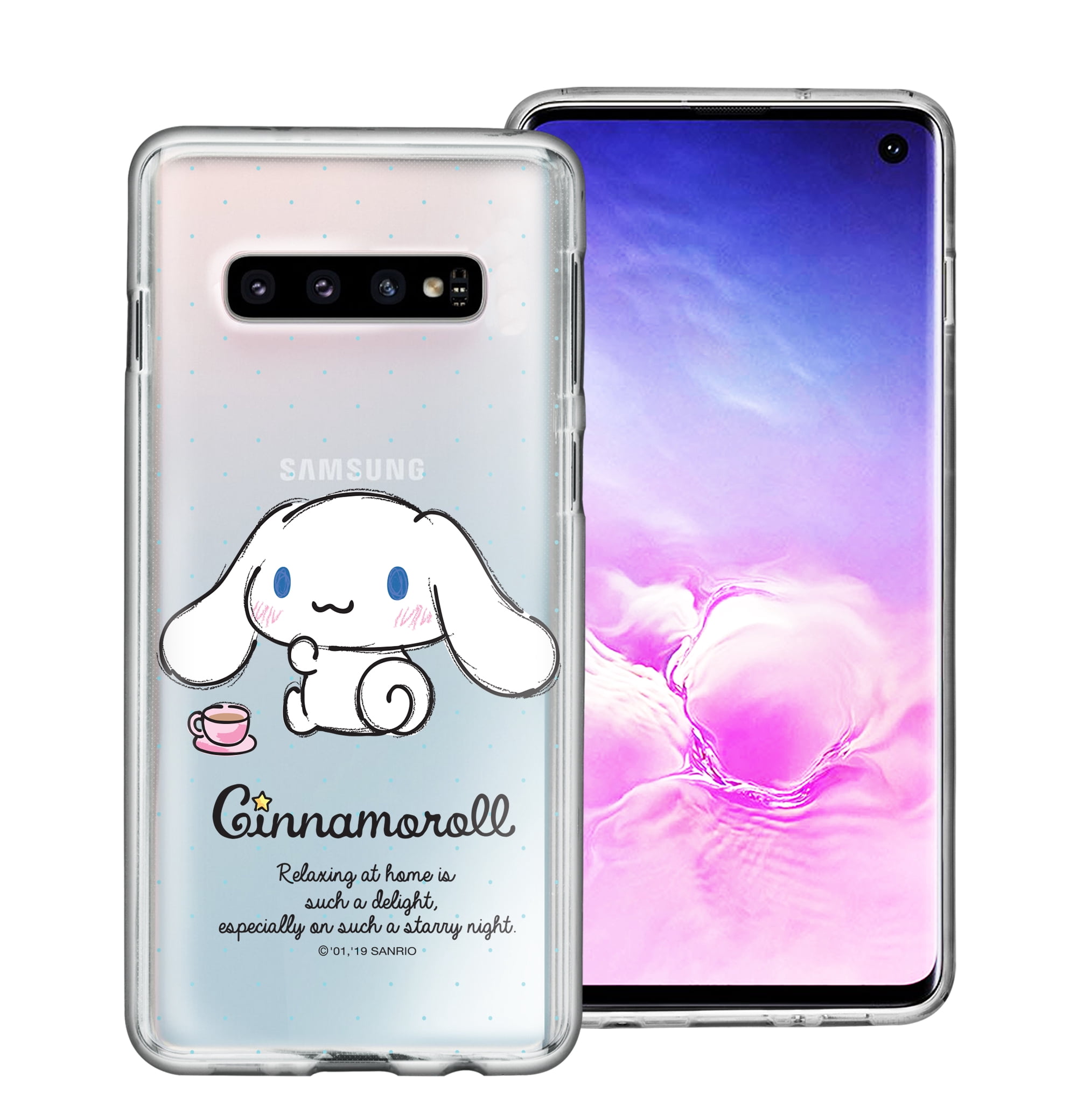 Galaxy S10 Plus Case (6.4inch) Sanrio Clear TPU Soft Jelly Cover ...