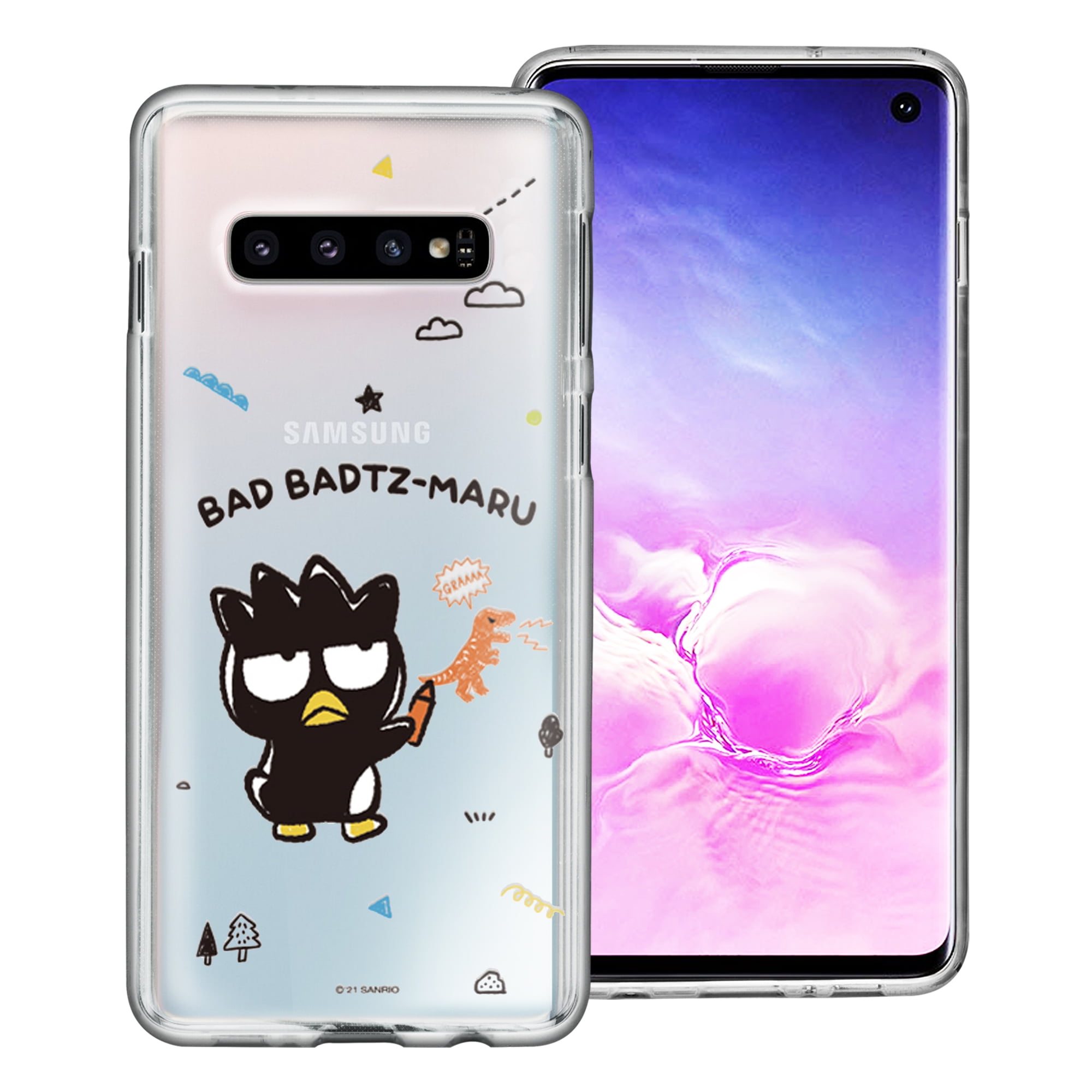 Galaxy S10 Plus Case (6.4inch) Sanrio Cute Clear Soft Jelly Cover ...