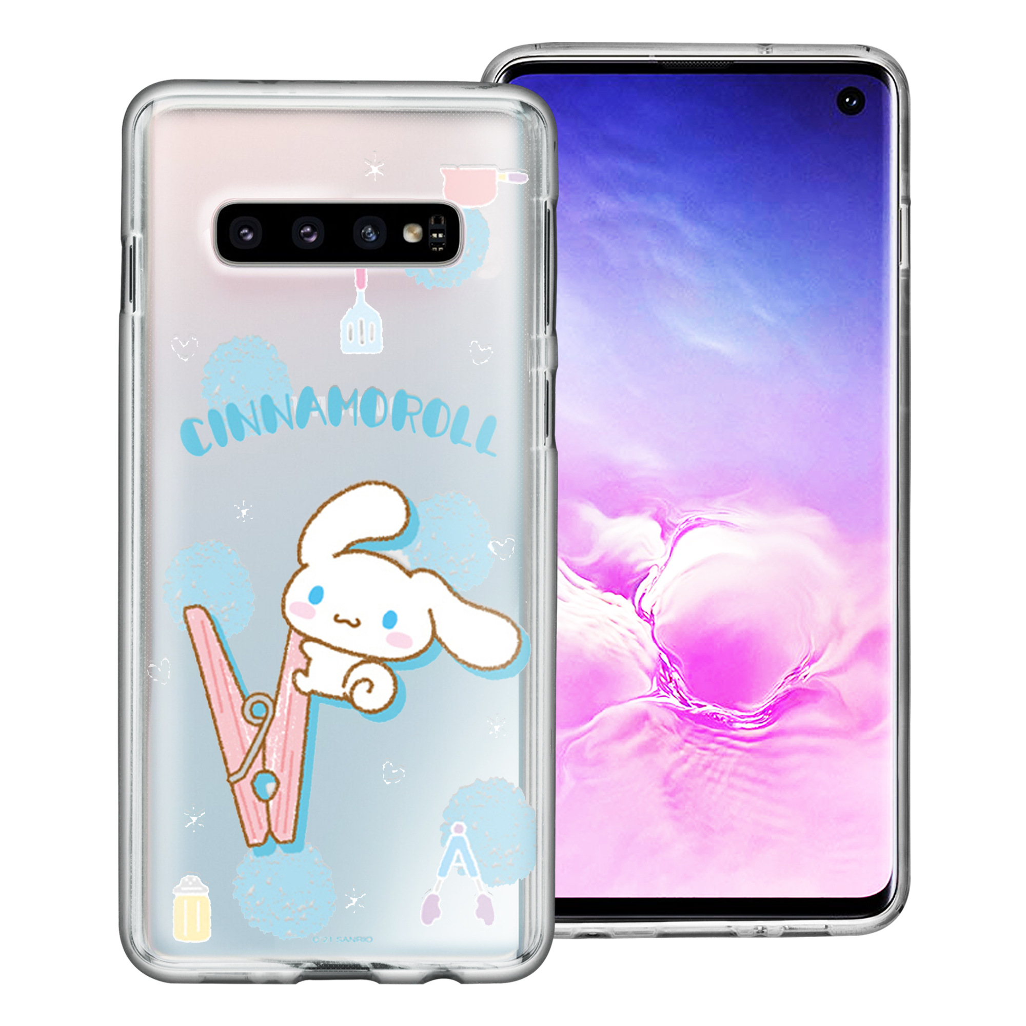 Galaxy S10 Plus Case (6.4inch) Sanrio Cute Clear Soft Jelly Cover - Hug ...