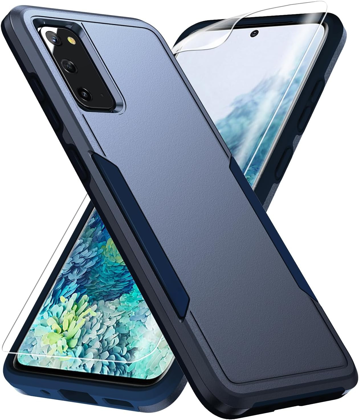 for Galaxy S20 Case,Samsung S20 Case,with Screen Protector [ Grade Drop ...