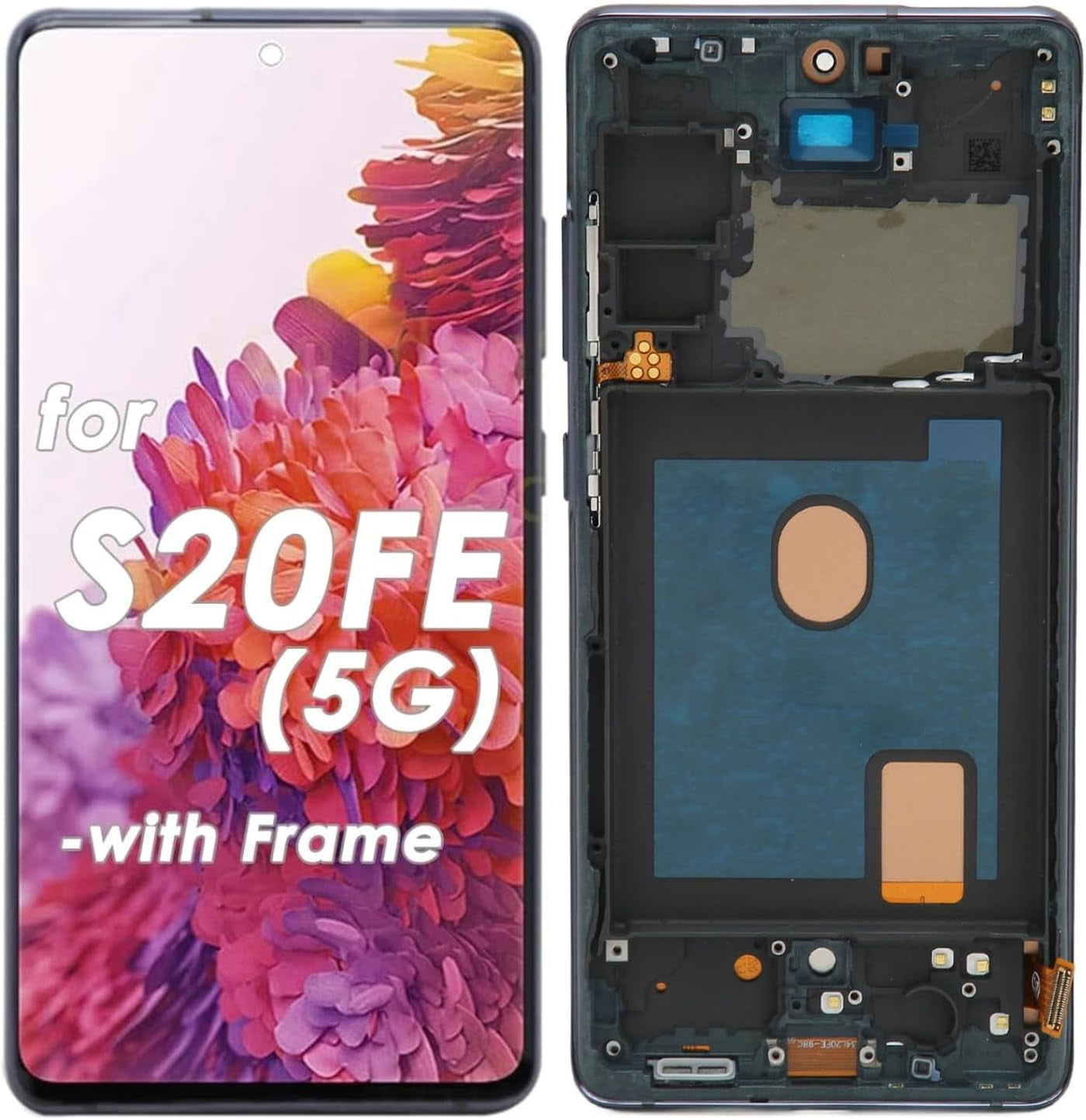 for Galaxy S20 FE 5G Screen Replacement, LCD Display Digitizer Full ...