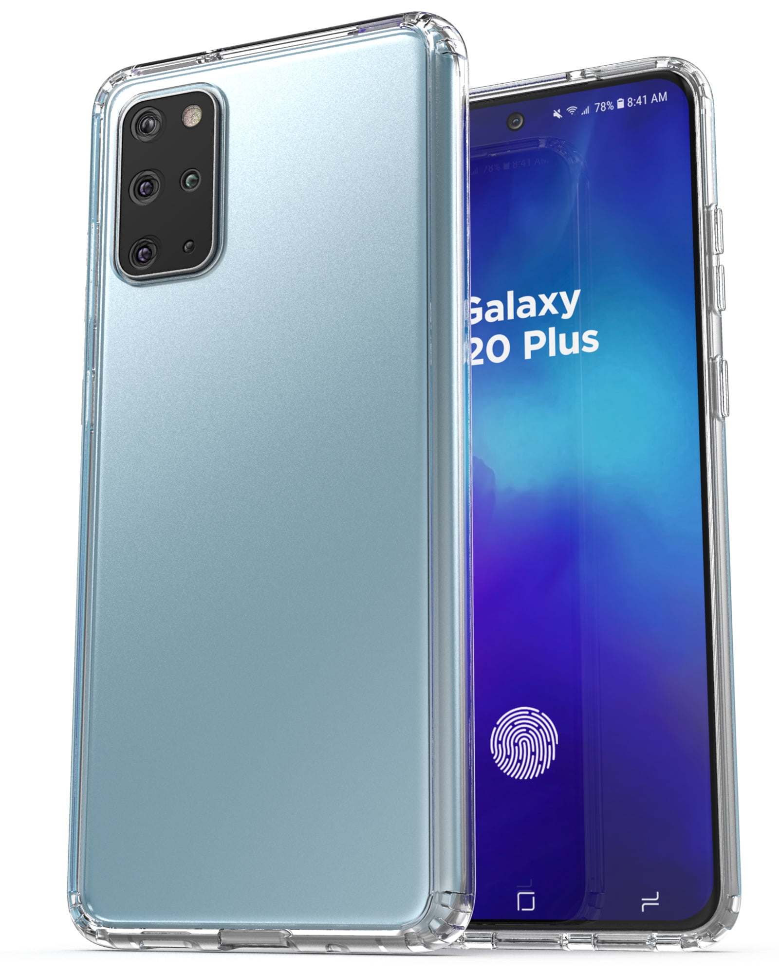 Galaxy S20 Plus Clear Case - Slim Transparent Crystal Case for Samsung ...
