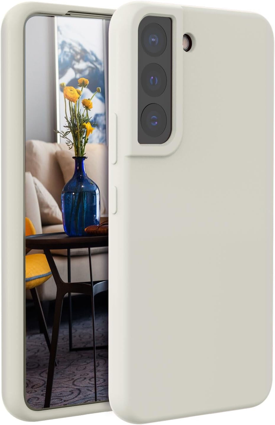 Galaxy S21 FE 5G Case, Liquid Silicone Gel Rubber Bumper Slim Shockproof Protective Phone Case ...