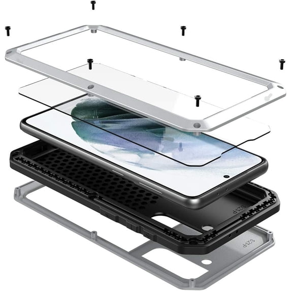 for Galaxy S21 Plus Case,Full Body Protective Heavy Duty Shockproof ...