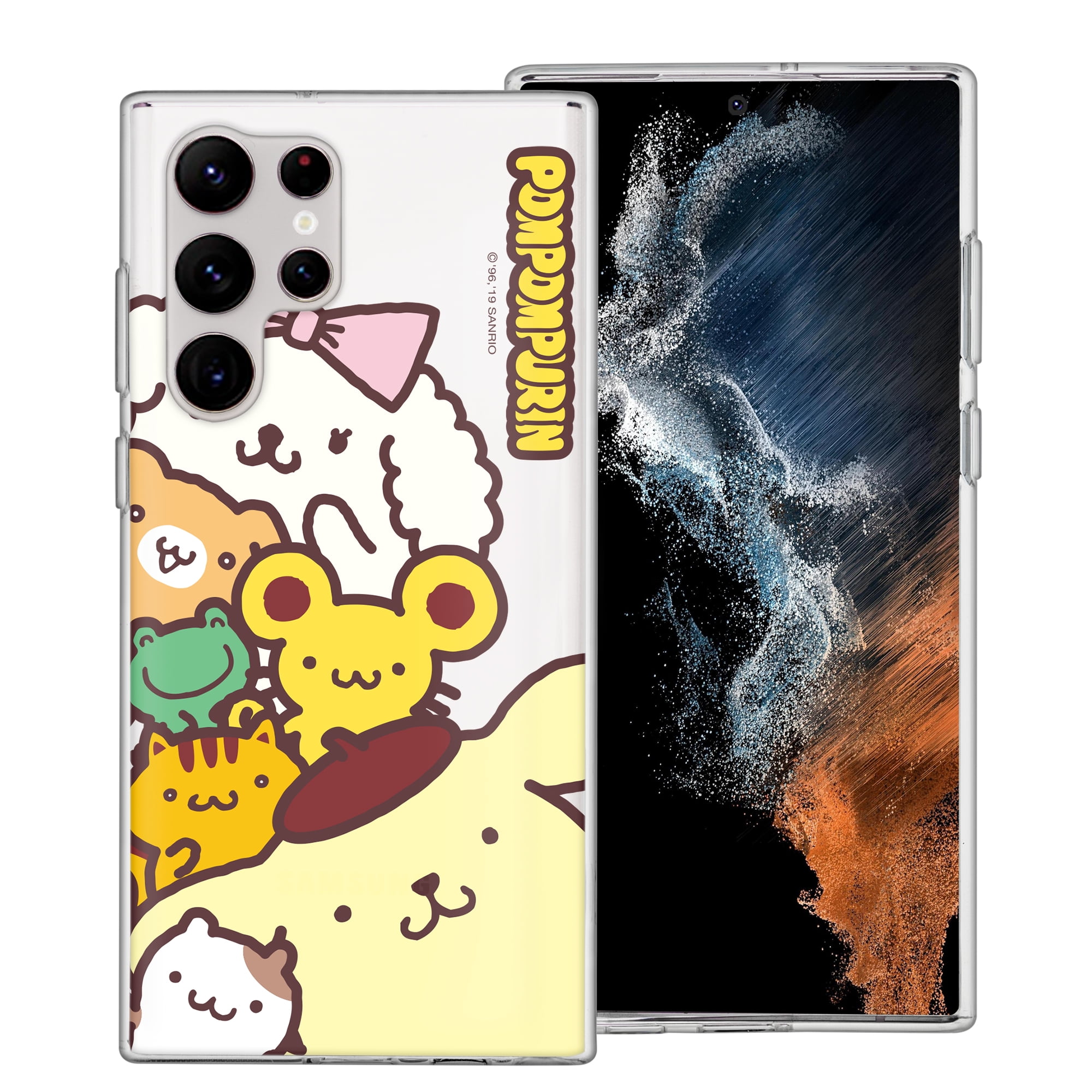 Galaxy S22 Ultra Case (6.8inch) Sanrio Clear TPU Soft Jelly Cover ...