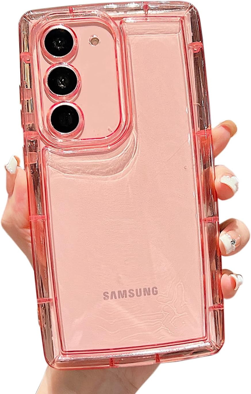 for Galaxy S23 Case 6.1"(Not fit S23+)[10ft Drop Protection] Cute Clear ...