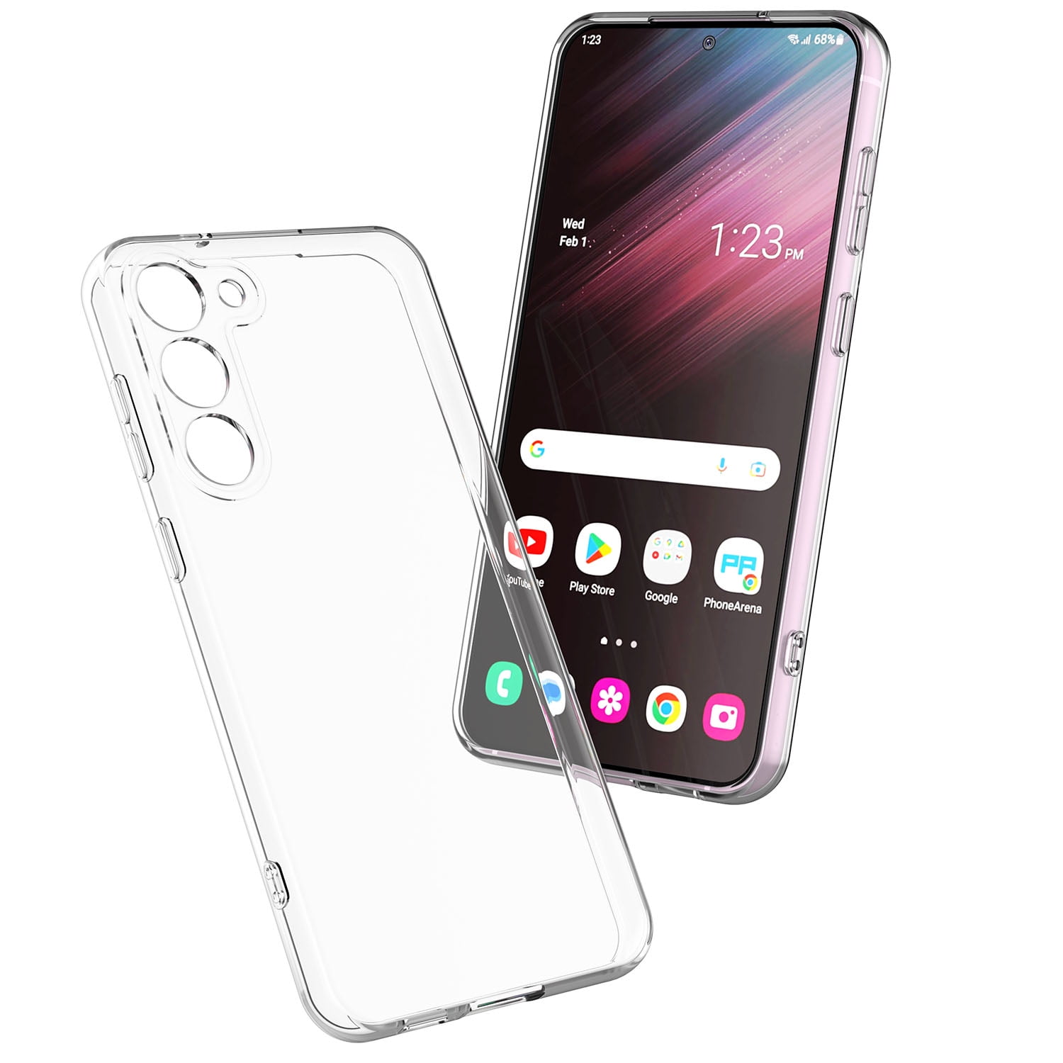 Galaxy S23 Plus Clear Case, for Samsung S23 Plus Cover, Slim ...