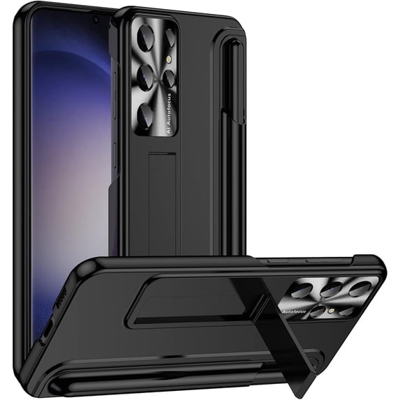 Galaxy S23 Ultra Case, Rugged Polycarbonate Case Built-in Kickstand and ...