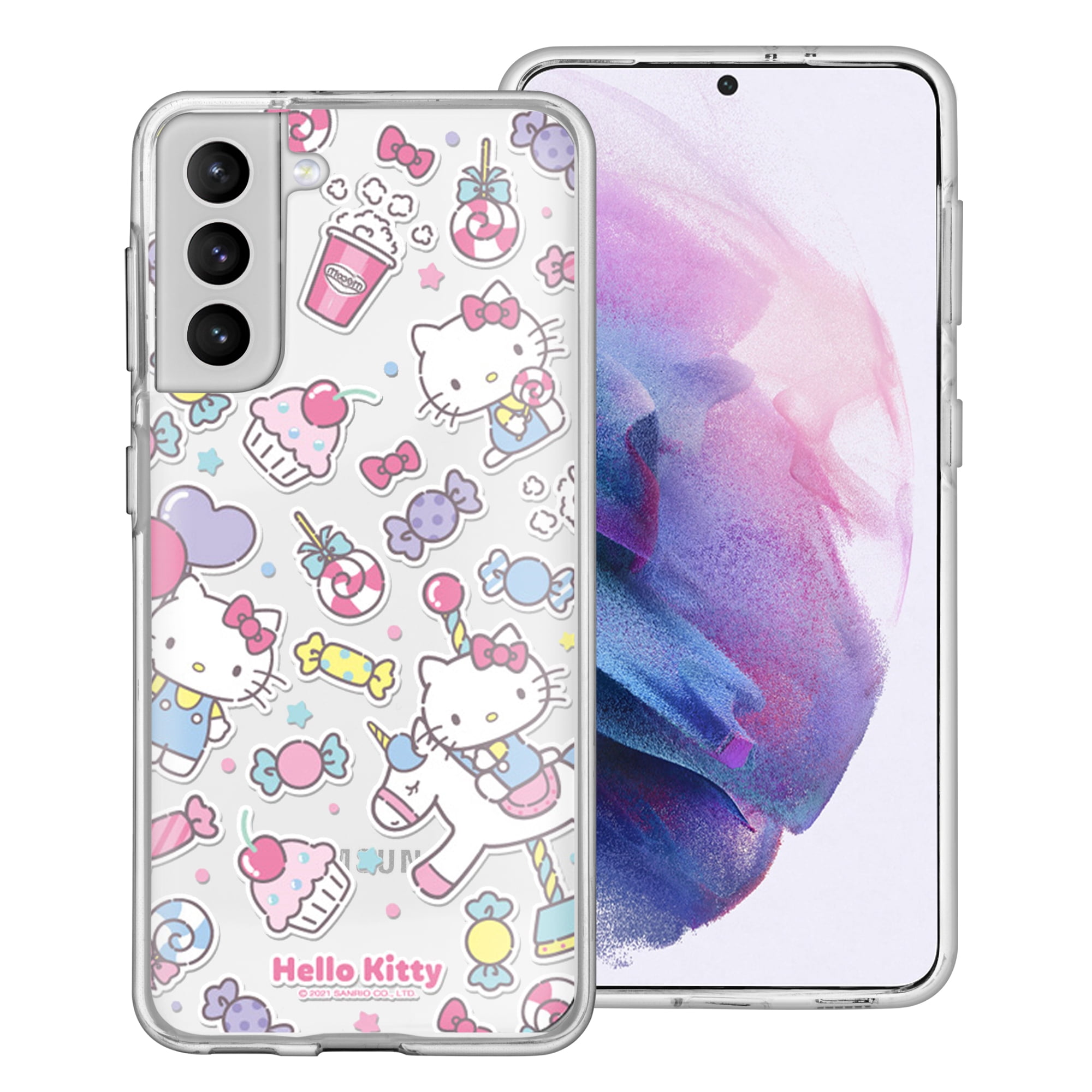 Galaxy S24 Case (6.2inch) Sanrio Cute Clear Soft Jelly Cover - Park ...