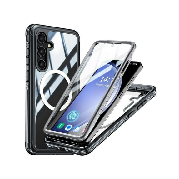 for Galaxy S24 Case, Compatible with Magsafe [Built-in Screen Protector ...