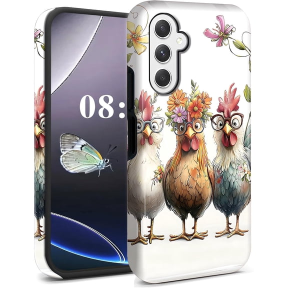 Chicken Phone Cases for iPhone and Samsung in Fun Animal Designs