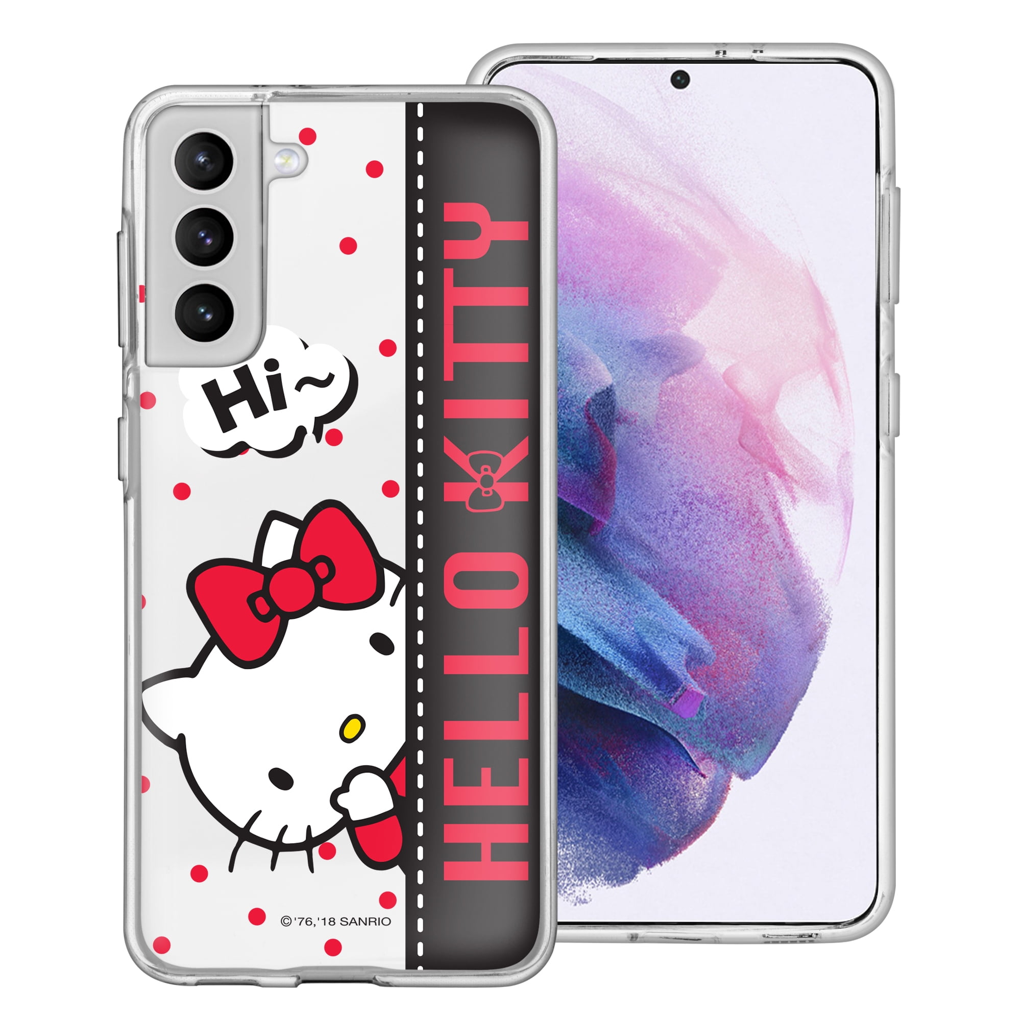 Galaxy S25 Plus Case (6.7inch) Sanrio Clear TPU Soft Jelly Cover - Hi Hello Kitty - Walmart.com