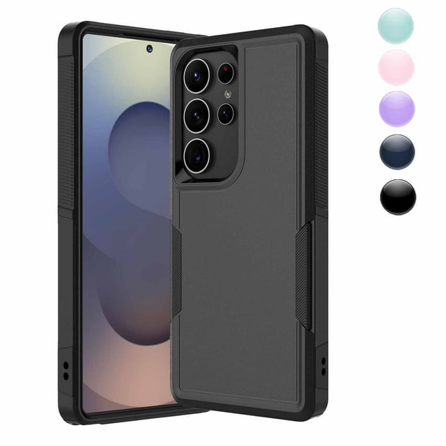 for Galaxy S25,S25 Plus,S25 Ultra Case,Njjex Heavy Duty Shockproof Dual ...