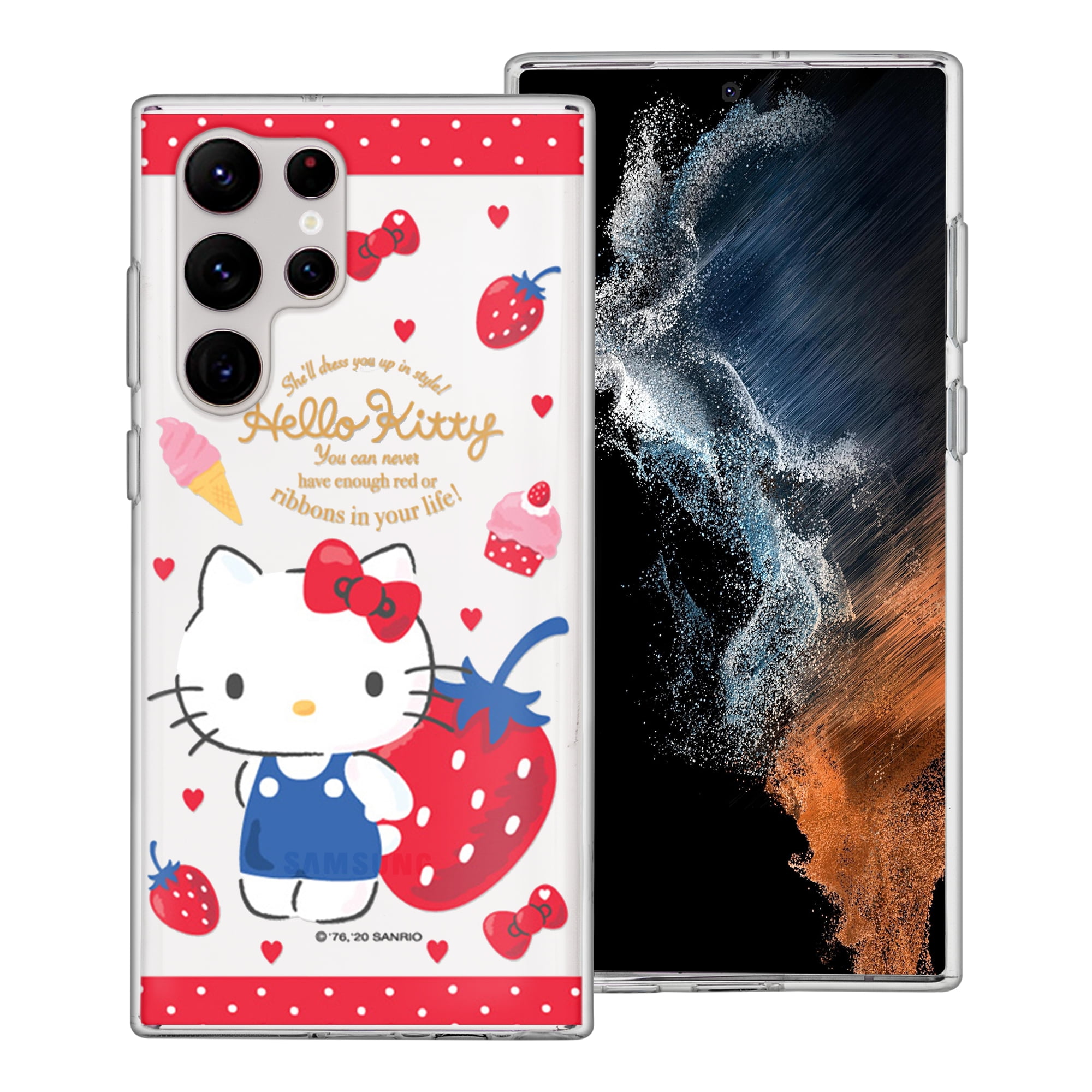 Galaxy S25 Ultra Case (6.9inch) Sanrio Cute Clear Soft Jelly Cover ...